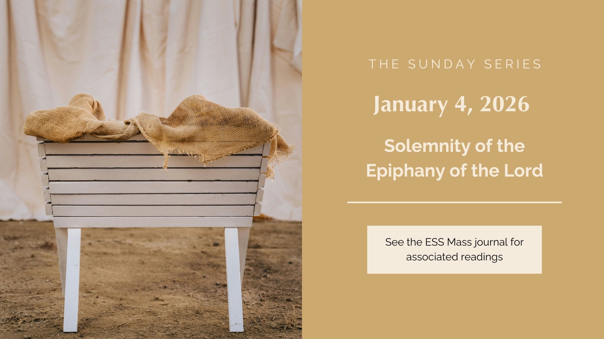 January 4, 2026: Solemnity of the Epiphany of the Lord – Every Sacred ...